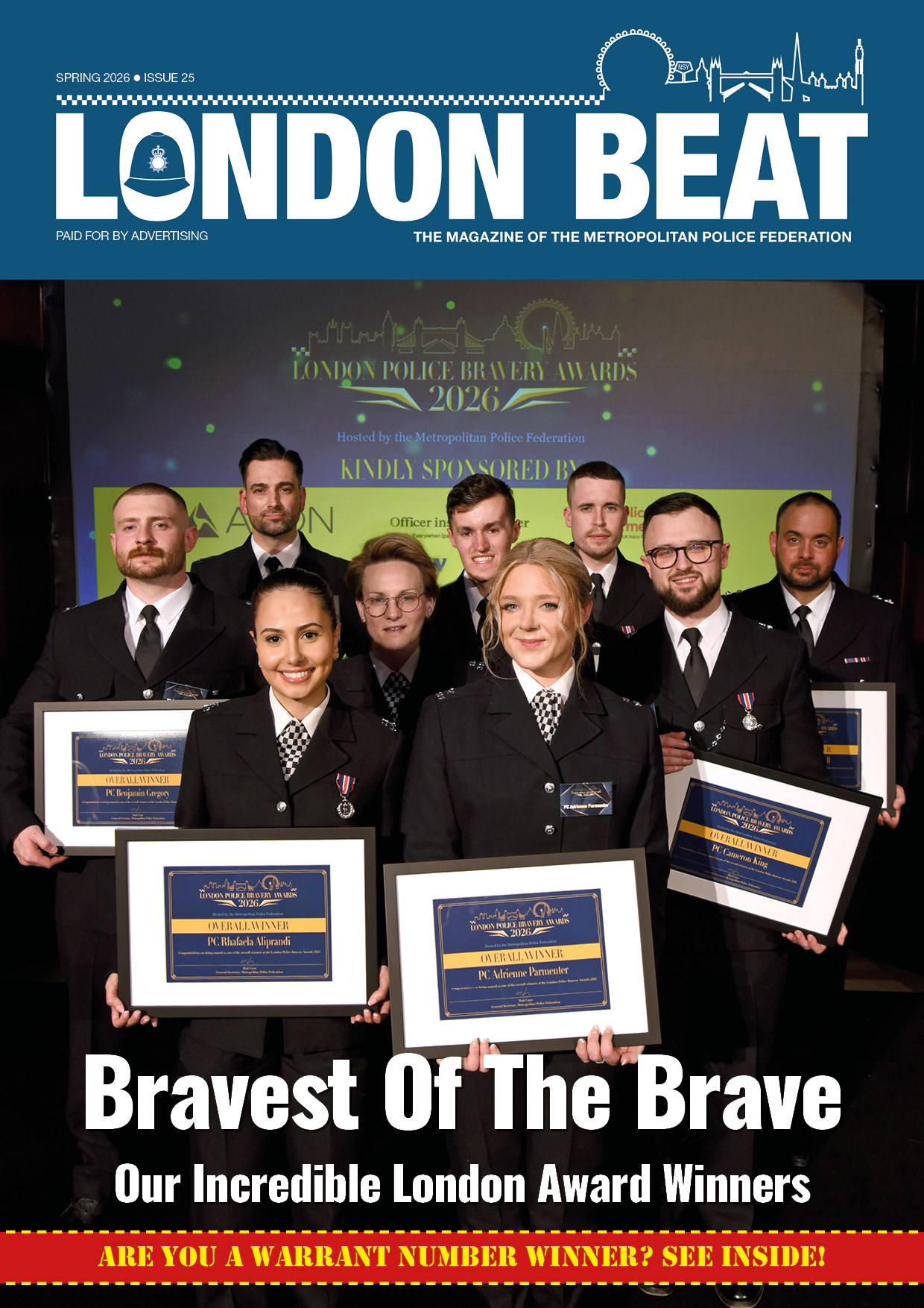 Metropolitan Police Federation launches 2026 London Police Bravery ...