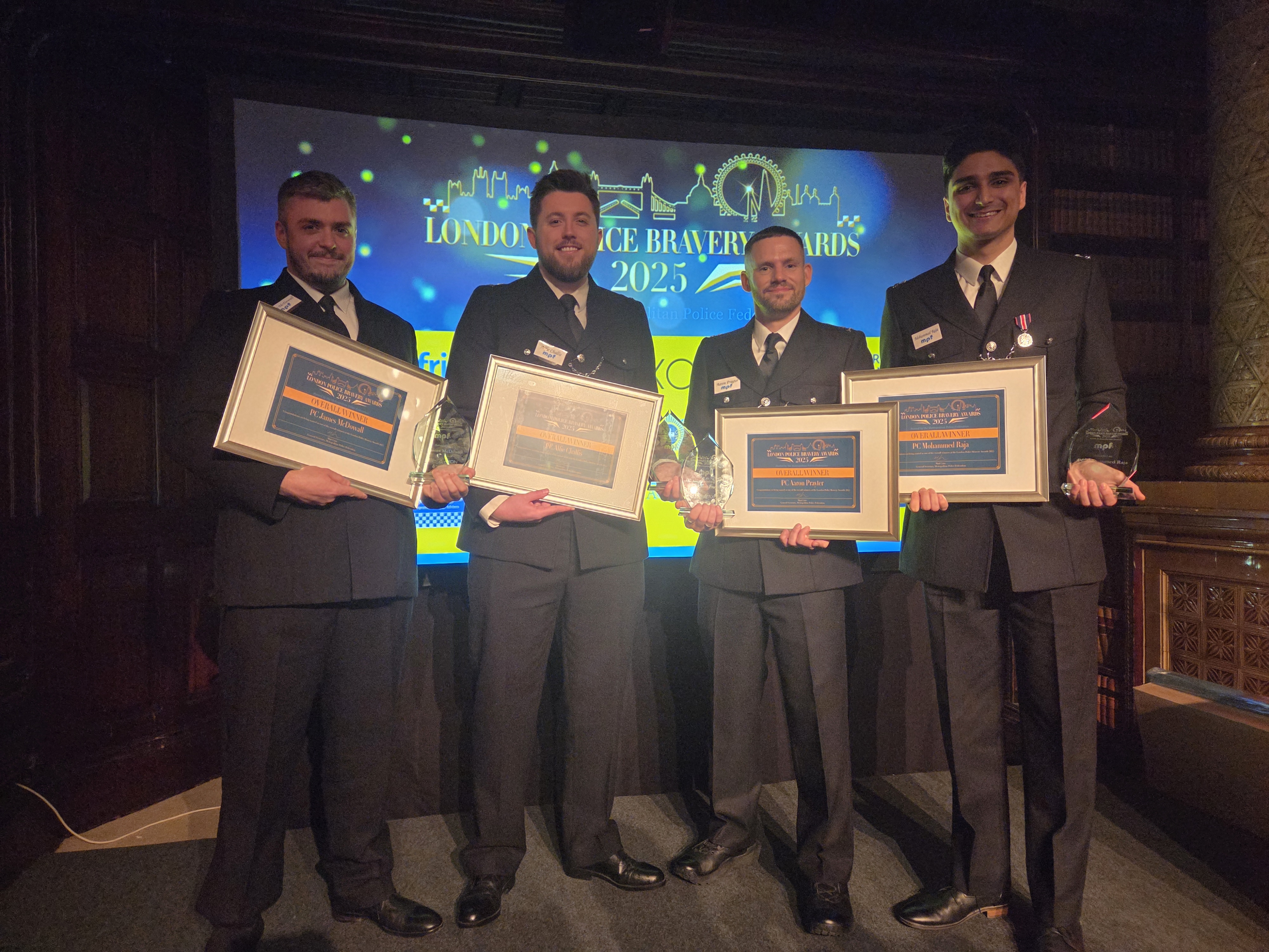 Courageous Officers Celebrated At London Police Bravery Awards | MetFed