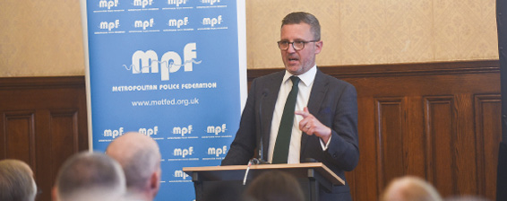 Metropolitan Police Federation Chair Rick Prior reacts to escalating ...